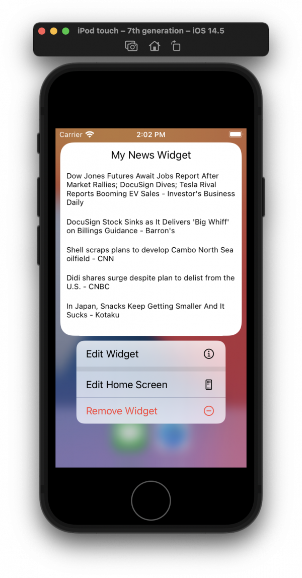 How to make widgets in Swift? - Egeniq